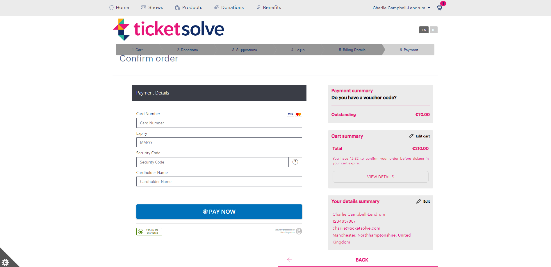 How to set up Instalment plans for tickets – Ticketsolve Help Centre