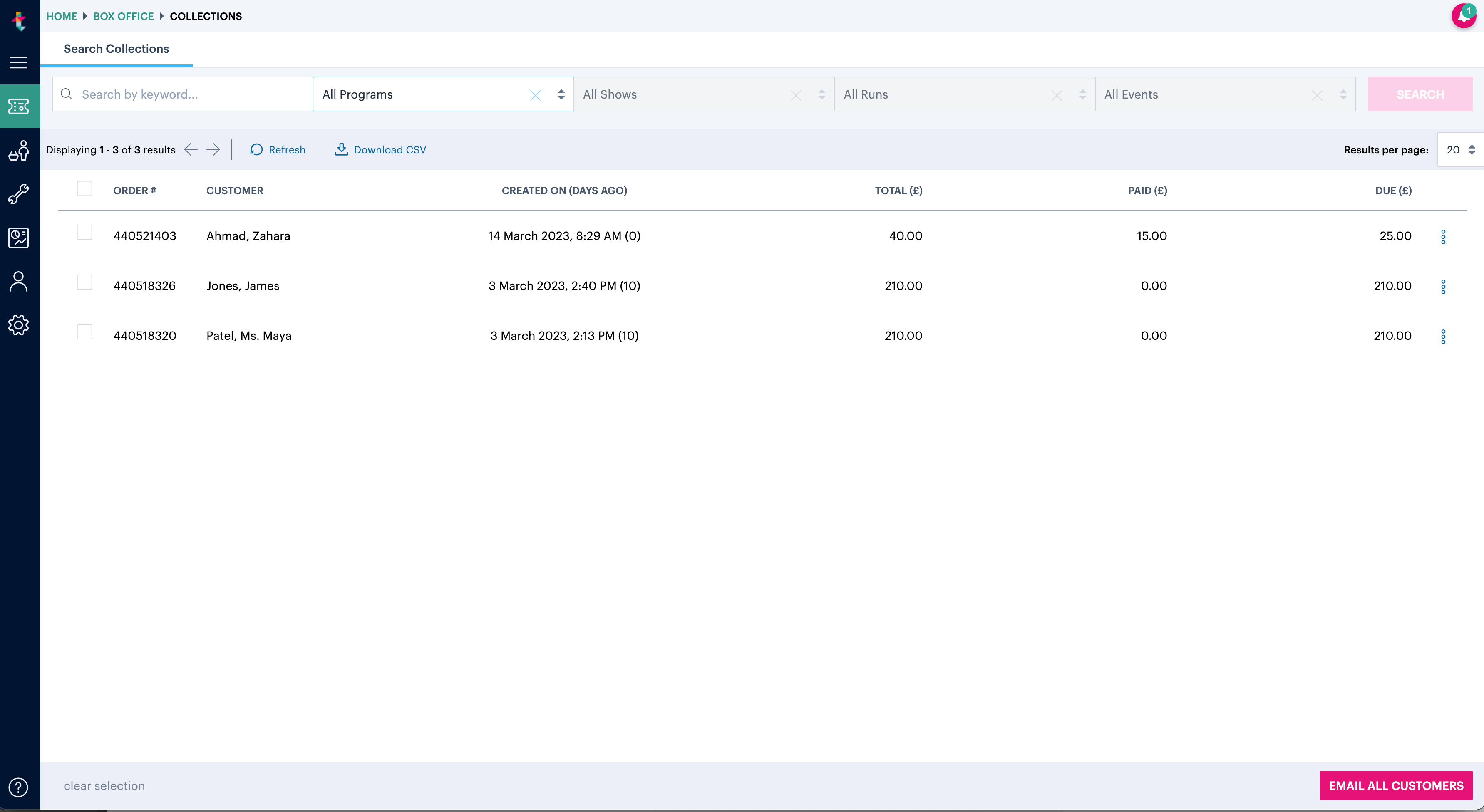 How to use Collections – Ticketsolve Help Centre