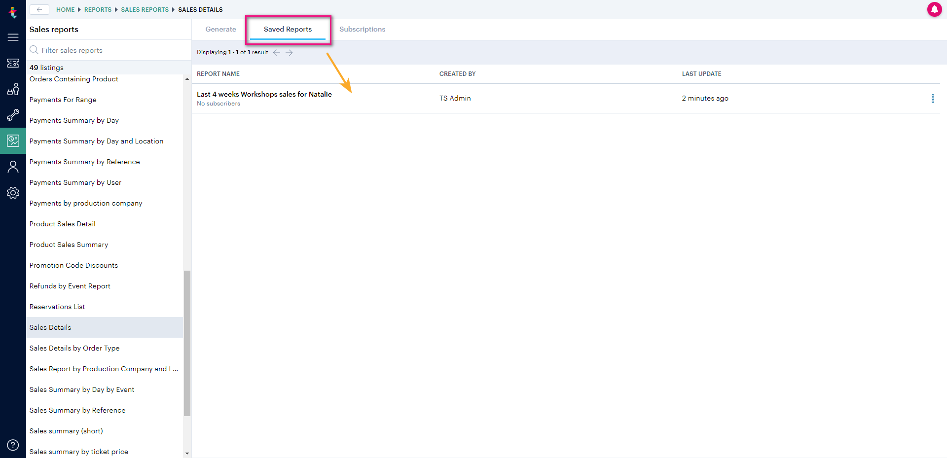 Creating and sending Automated Reports – Ticketsolve Help Centre