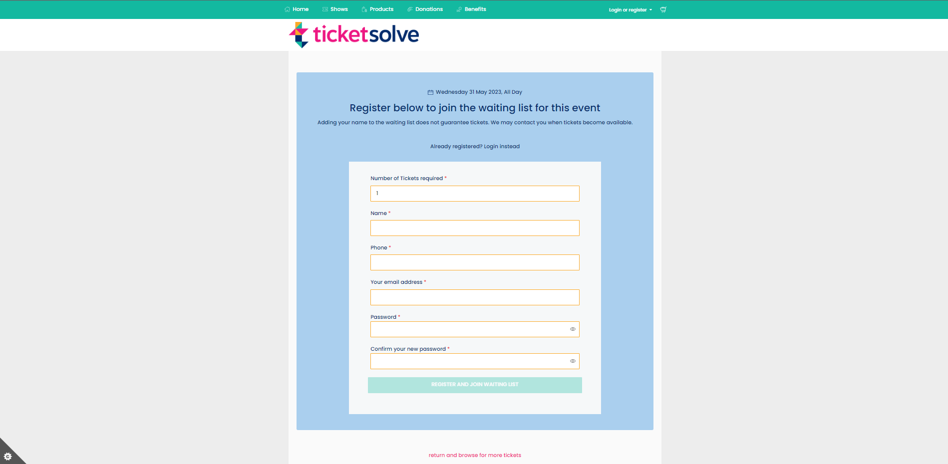 How to create and manage waiting lists for events – Ticketsolve Help Centre