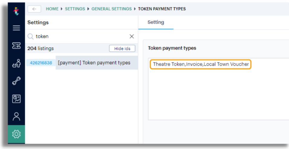 How to add a token payment – Ticketsolve Help Centre