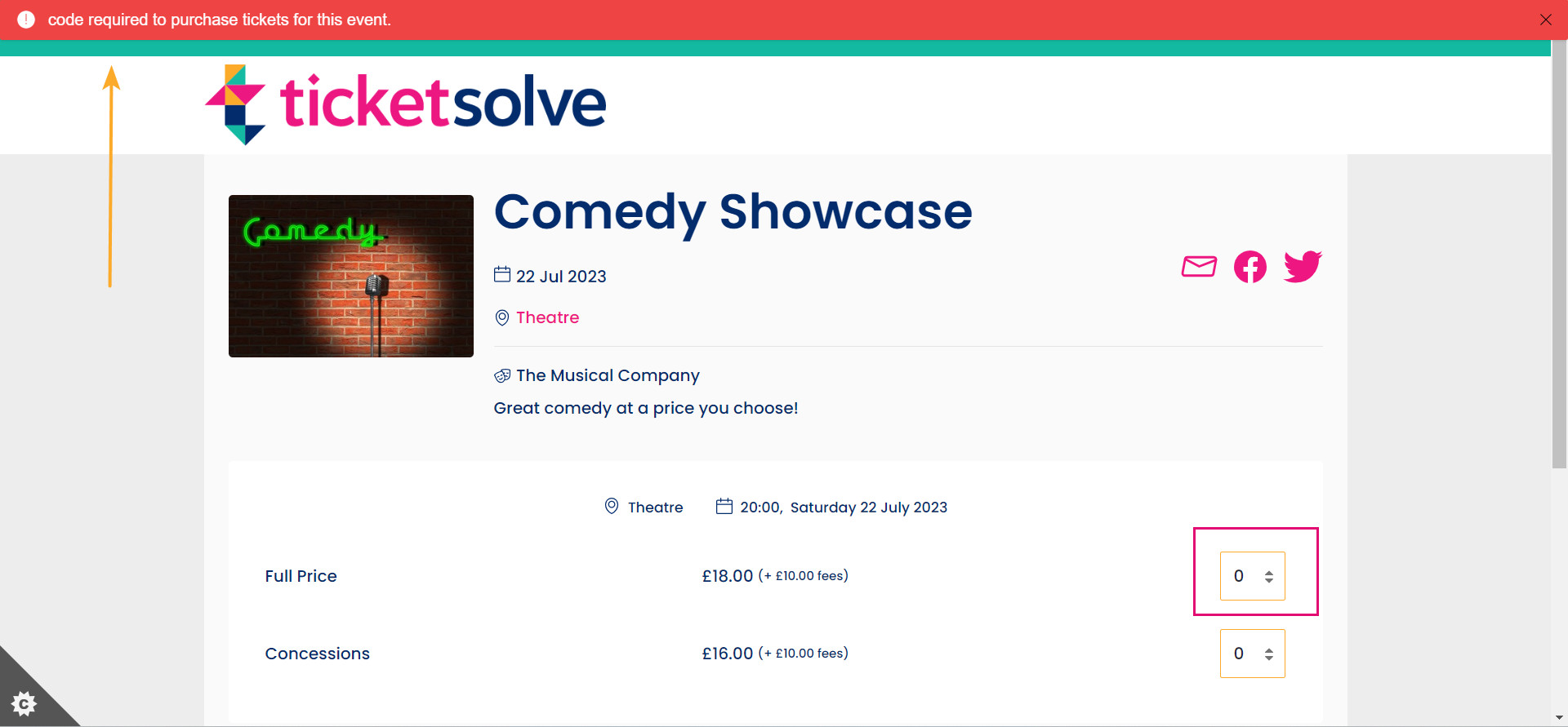 Creating a Private or Exclusive Access Show – Ticketsolve Help Centre