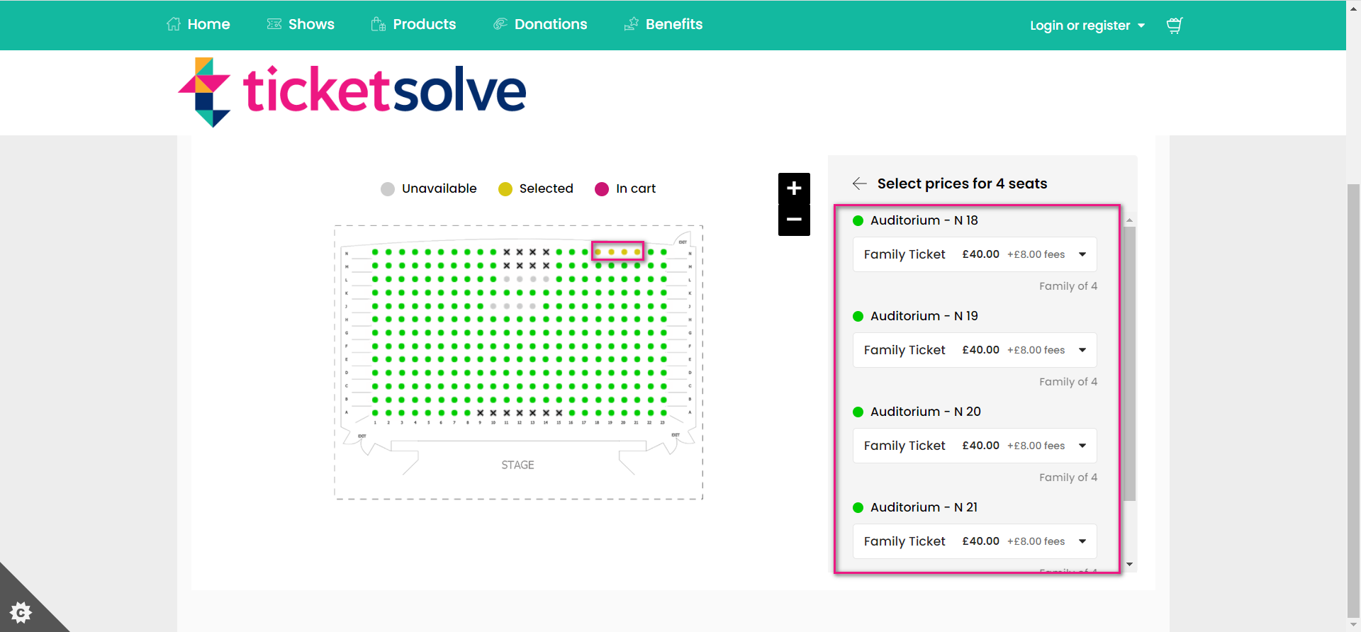 Setting up a Group or Family Ticket Price – Ticketsolve Help Centre