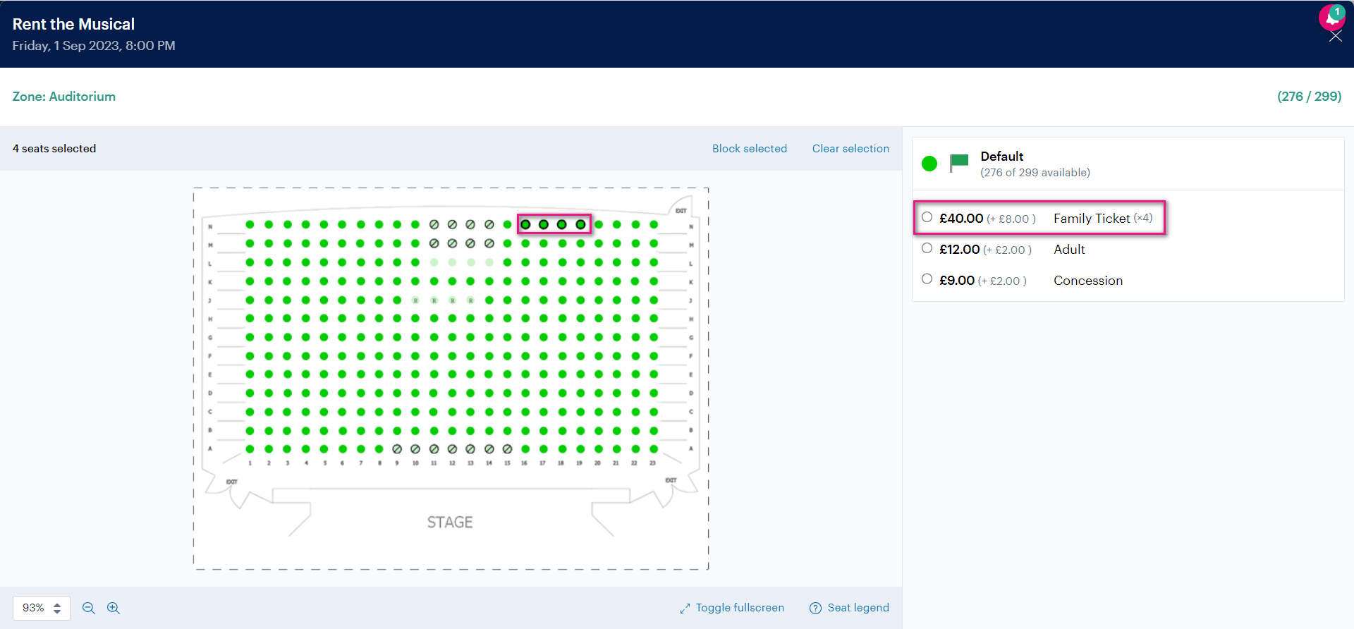 Setting up a Group or Family Ticket Price – Ticketsolve Help Centre