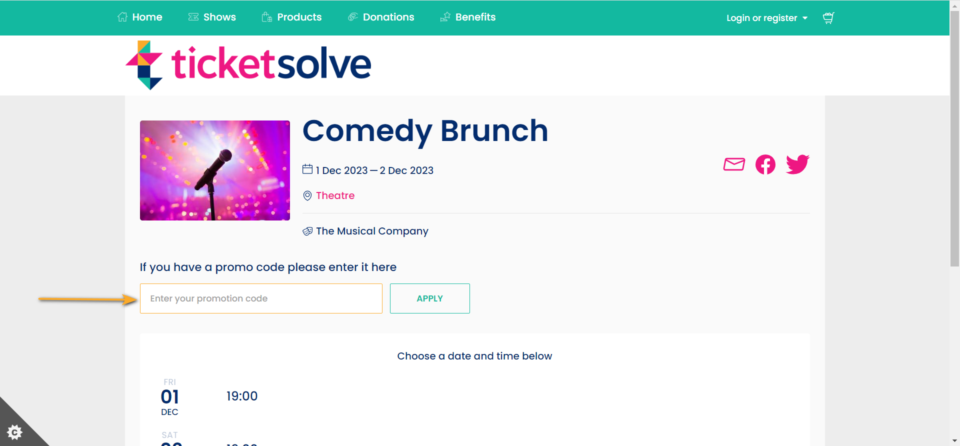 Creating a Private or Exclusive Access Show – Ticketsolve Help Centre