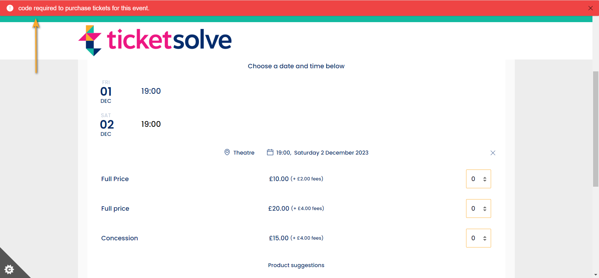 Creating a Private or Exclusive Access Show – Ticketsolve Help Centre