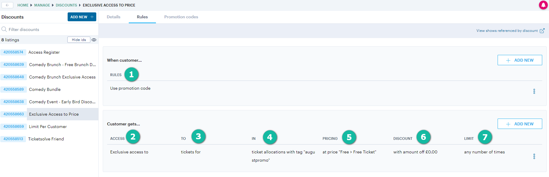 Exclusive Access to Ticket Allocations and Ticket Prices – Ticketsolve Help Centre