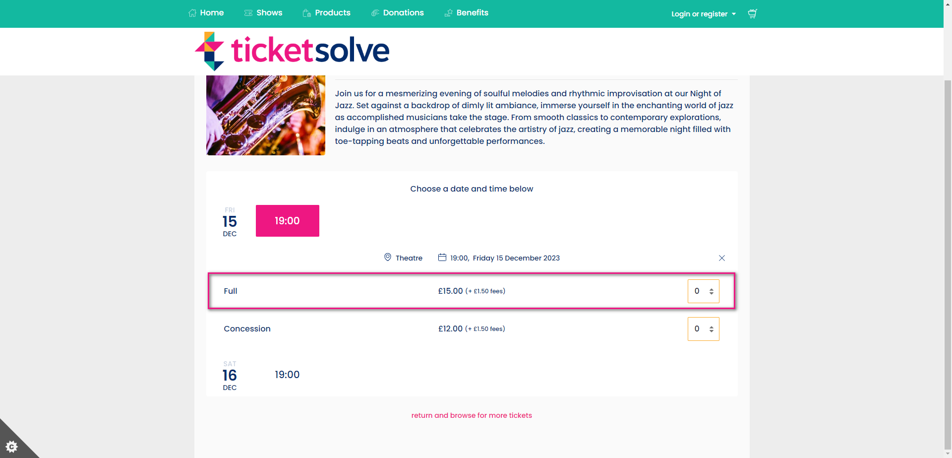 How Booking Charges and Fees display at Box Office and online ...