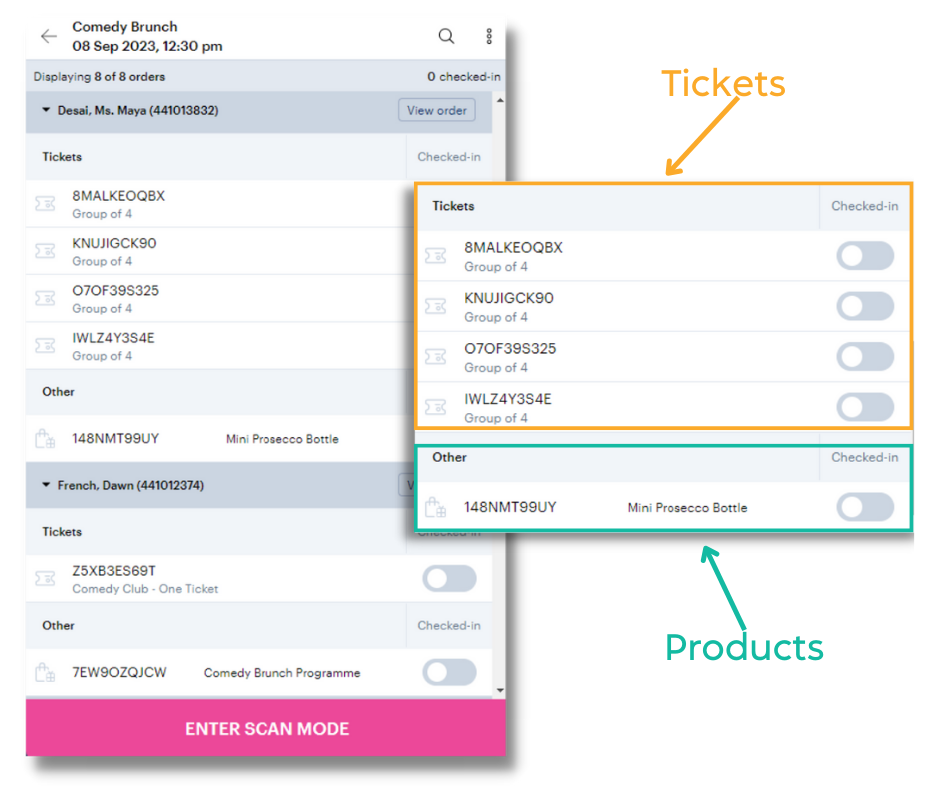 Scanning with Ticketsolve's Check-in App – Ticketsolve Help Centre