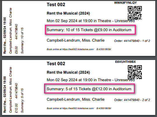 Printing a Summary Ticket for large orders at Box Office – Ticketsolve ...
