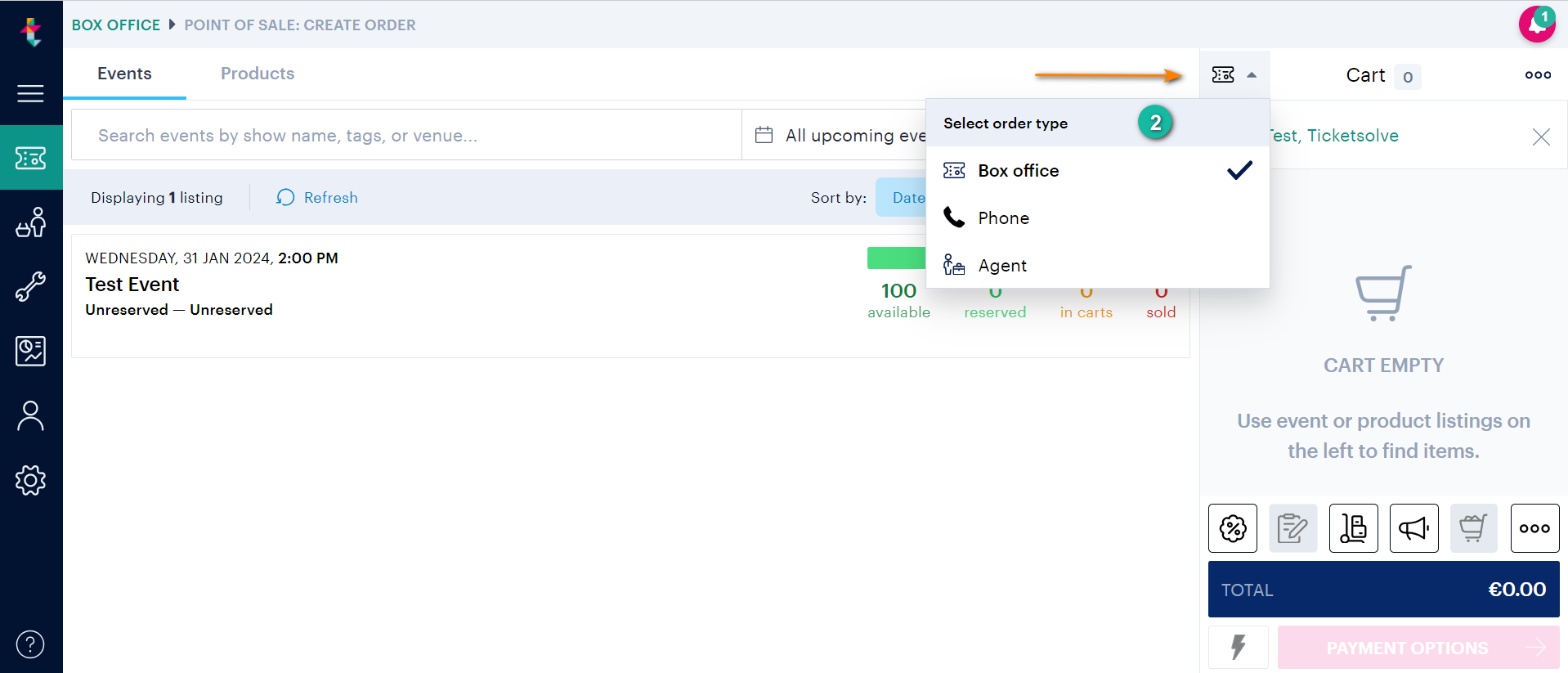 How to process an Order (basic steps) – Ticketsolve Help Centre