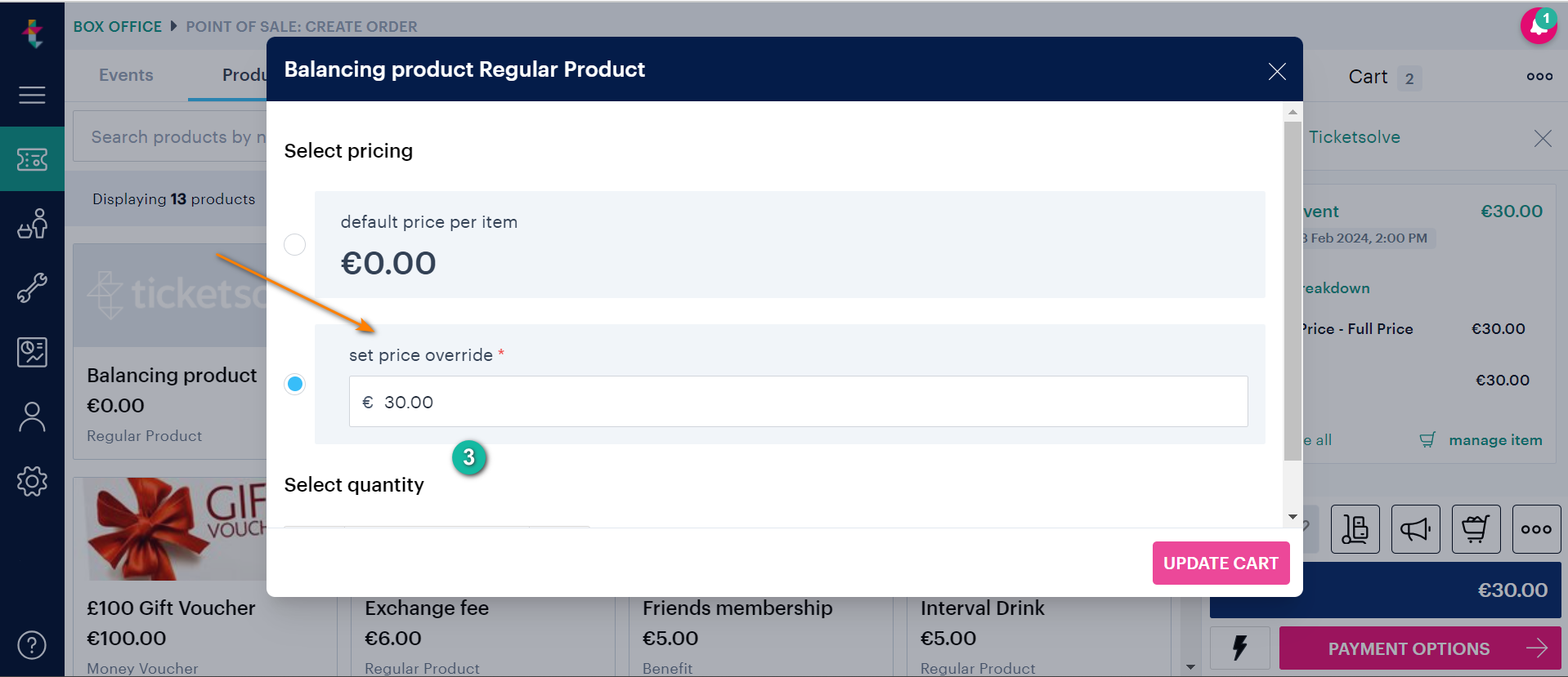 What is a Balancing Product? – Ticketsolve Help Centre