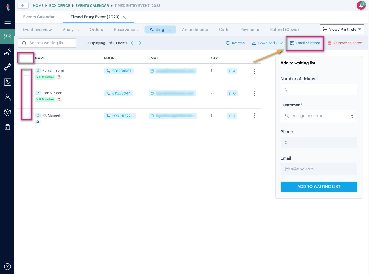 How to create and manage waiting lists for events – Ticketsolve Help Centre