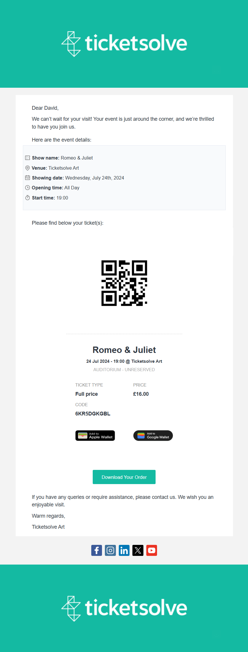 How to set up the Pre-Event Alert Automation – Ticketsolve Help Centre