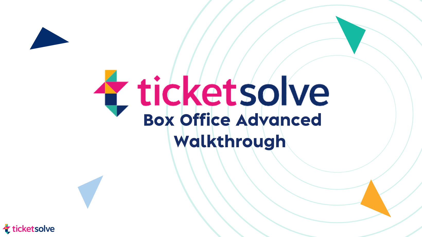 Box Office 101 - Academy – Ticketsolve Help Centre