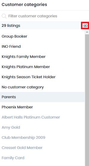 Customer Categories – Ticketsolve Help Centre