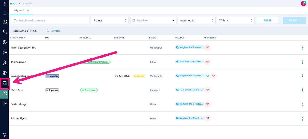 Project Management & Fundraising Made Simple: Introducing Projects, My Stuff & Inbox ...