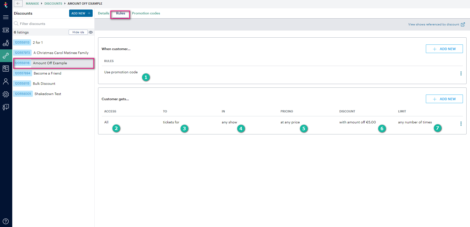 Popular Discount Examples – Ticketsolve Help Centre