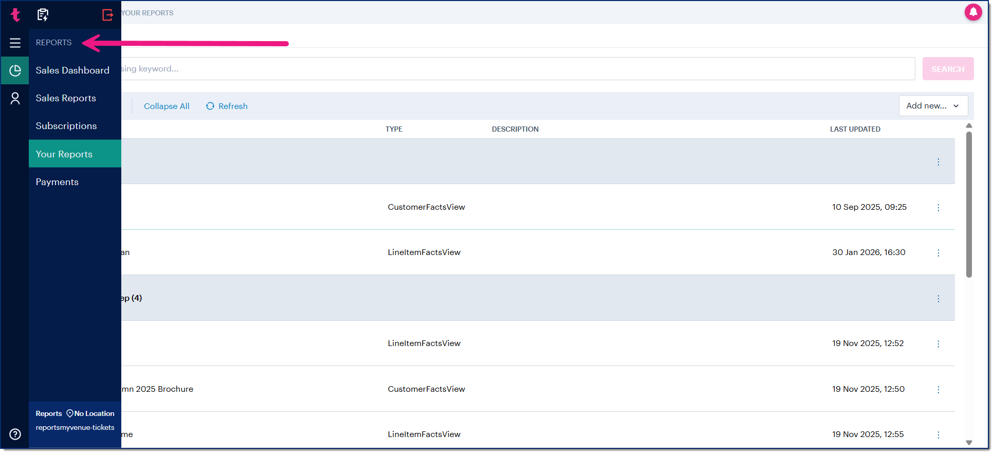 Understanding the Reports User Role – Ticketsolve Help Centre