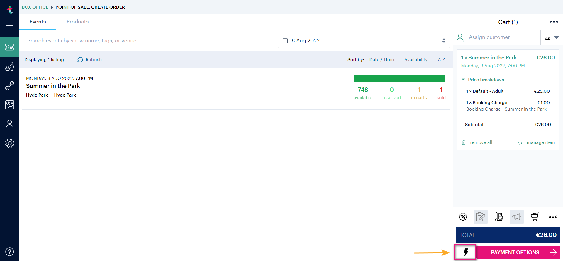 How to process Quick Sales at Box Office – Ticketsolve Help Centre